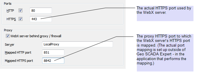 Security Guide - Define the Proxy Settings for the Original WebX Server (Original WebX Security)